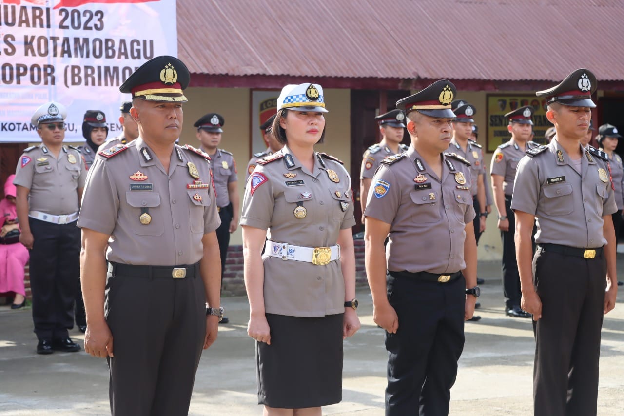 Kapolsek Kotamobagu Kini Berpangkat Kompol, Sejumlah Personil Polres ...