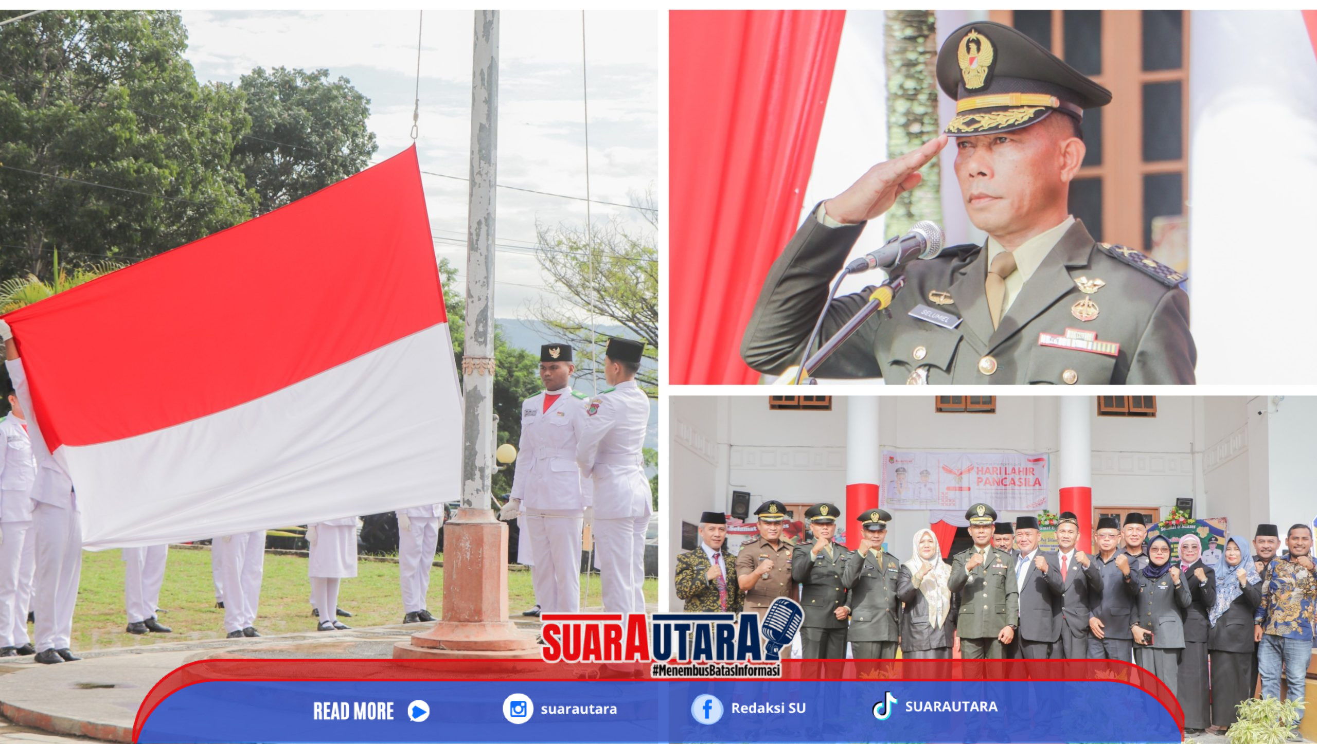 Gelar Upacara Hari Lahir Pancasila, Mayor Inf. Selumiel Ajak ...