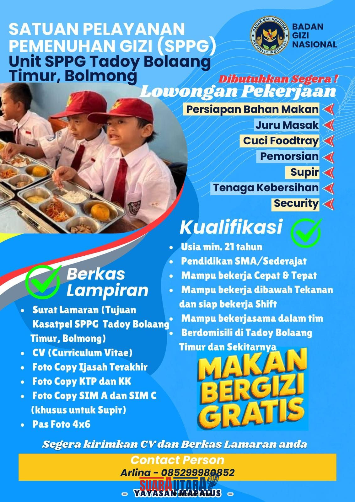 Warga Tadoy I Dapat Kesempatan Kerja di Dapur MBG, Warga Diminta ...